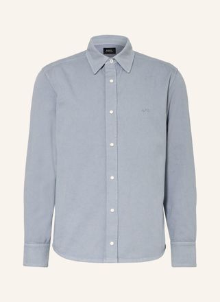 A.P.C. Hemd Comfort Fit blau