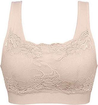 Generic Blingko Lot Soutien Gorge Femme Coton Grande Taille Brassi&egrave;Re Femme Soutien-Gorge De Tous Les Jours Push Up Sport Bra Vest Coussinets Amovibles sans C