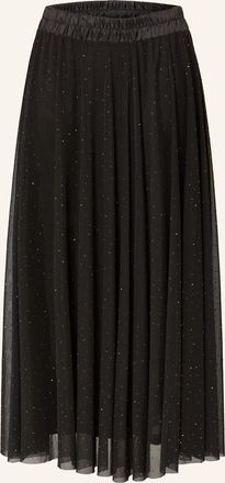 More & More More & More Mesh-Rock Mit Schmucksteinen schwarz