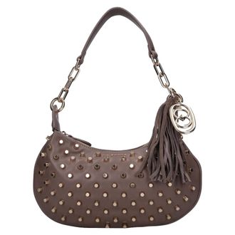 La Carrie Sac en similicuir clout&eacute; - Femme - Sacs - Brun - Taille: ONE Size