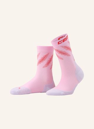 CEP Cep Laufsocken Run Edt. Elliptic Mid Cut Mid Cushion pink