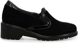 Melluso Mocassins en Daim Noir pour Femme r35727z 36