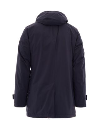 Herno Mens Technical Coat Blue Jacket