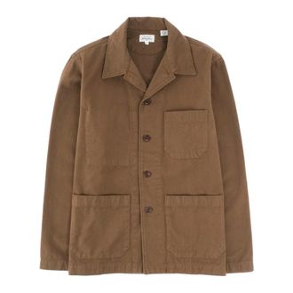 Hartford Homme, Vestes, Brun, Taille: L Perry Overshirt