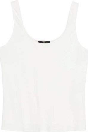 Seventy Femme, Tops, Beige, Taille: 44 FR Sleeveless Top