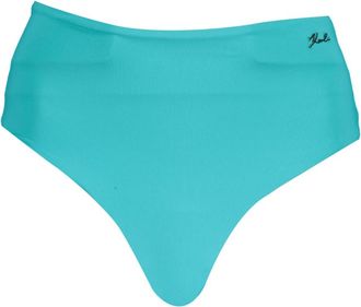 Karl Lagerfeld Femme, Maillots de bain, Bleu, Taille: 36 FR Culottes de bain taille haute