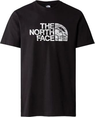 The North Face Woodcut Dome T-Shirt TNF Black XS