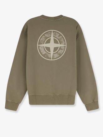 Stone Island Mens Sweatshirt Organic Cotton Green Sweatshirts Sweater