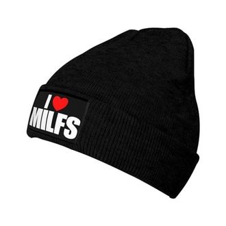 Generic Extensible Tricot&eacute; Bonnet, Dr&ocirc;le, I Love Les Milfs, Jaime Les Milfs, Unisexe Knit Beanie, Bonnets en Tricot pour Cyclisme, Sports, Femme