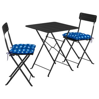 IKEA SUNDS&Ouml; Tisch und 2 Klappst&uuml;hle