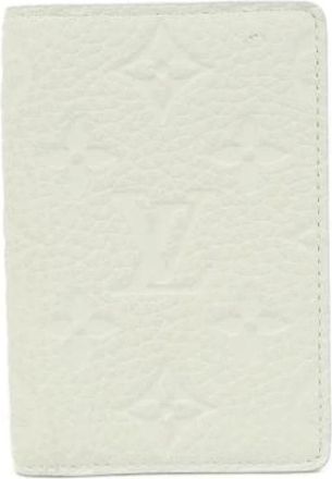 Louis Vuitton Pre-owned Taurillon Business Card Case - Femme - Pre-owned - Blanc - Taille: ONE Size