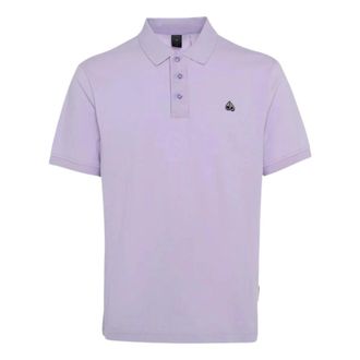 Moose Knuckles Lila Pique Polo Shirt - - Tops - Herren - Lila - XS