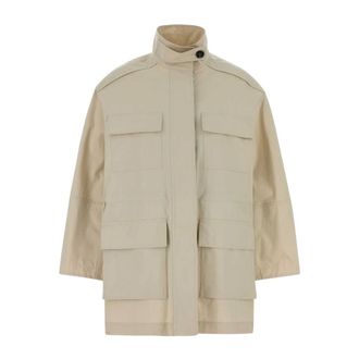 Brunello Cucinelli Damen, Jacken, Beige, SGr&ouml;&szlig;e