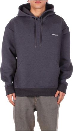 Carhartt Work in Progress Homme, Sweatshirts et sweats &agrave; capuche, Noir, Taille: M Logo Sweat &agrave; capuche