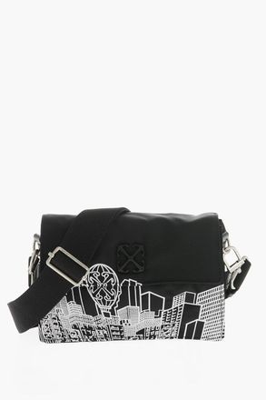 Off-white Embroidered Technical Fabric Crossbody Bag SOFT JITNEY 1.4 NY SKYLINE Off-White