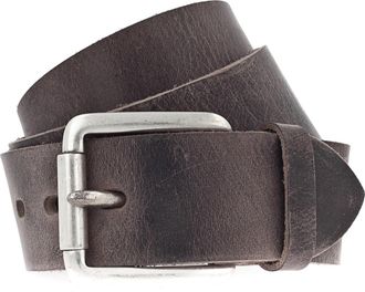 Vanzetti G&uuml;rtel, Unisex Lederg&uuml;rtel, gewachst, 45 mm breit, braun, 115 cm