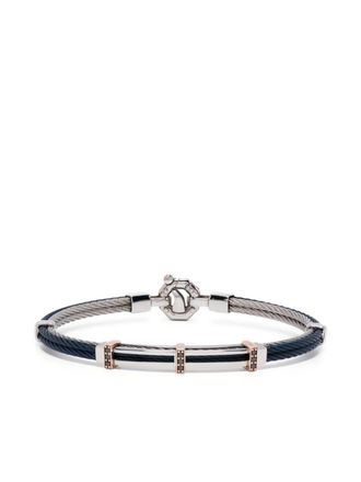 Baraka bracelet en or rose 18ct pav&eacute; de diamants noirs