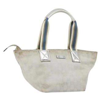 Gucci Pre-owned Vintage Canvas Handbag - - Pre-owned - Damen - Beige - ONE SIZE