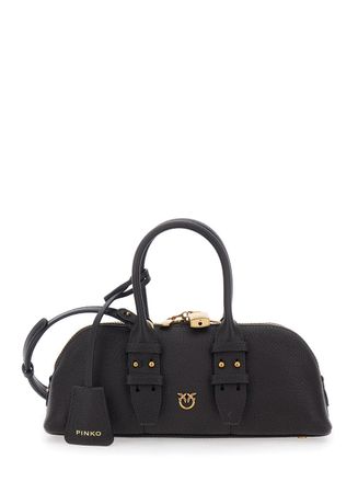 Pinko Bowling Shoulder Bag - Black