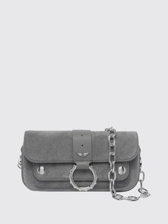 Zadig&Voltaire Mini sac Kate Wallet on Chain en cuir de veau su&eacute;d&eacute;