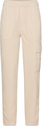 Camel Active Damen Cargo-Hose aus Reiner Baumwolle Knochenwei&szlig;, womenswear-30/30