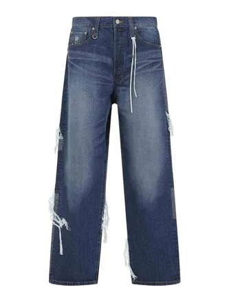 MASTERMIND WORLD Straight Leg Jeans - Bunt