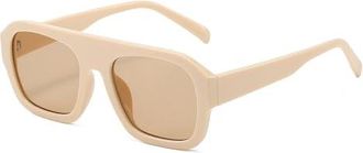 Generic Lunettes De Soleil Unisexes Grand Format For Lext&eacute;rieur, Id&eacute;ales For Les Trajets Domicile-travail, Le Sport Et La Conduite(Beige)