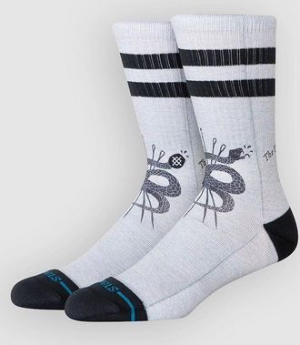 Stance Threads Crew Socks black