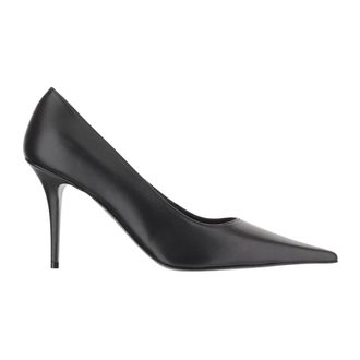 Amina Muaddi Femme, Chaussures, Noir, Taille: 38 1/2 EU Barbara Pump