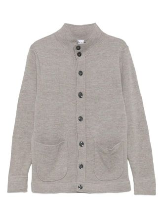 Sand Copenhagen cardigan à col montant - Gris