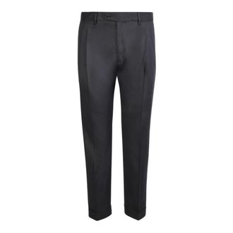Dell'Oglio Homme, Pantalons, Noir, Taille: W32 Pantalons