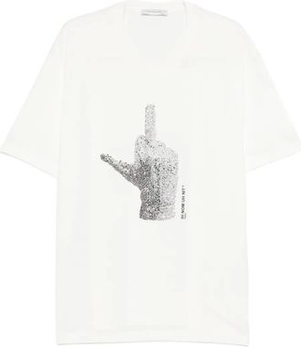 Ih Nom Uh Nit Diamond Glove Hotfix T-shirt - Wei&szlig;