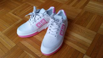 Givenchy Pink and White 1TR Sneakers Size 38