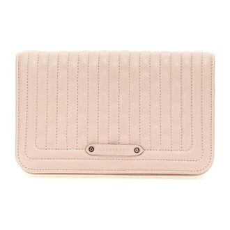 Longchamp Gepolsterte Kettenbrieftasche im Amazon-Stil - - Bags - Damen - Rosa - ONE SIZE