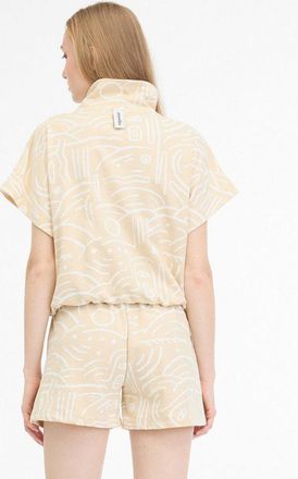 Ragwear Sweatshirt IZZARA TOP PRINT mit Stehkragen und Rei&szlig;verschluss im Troyer-Stil