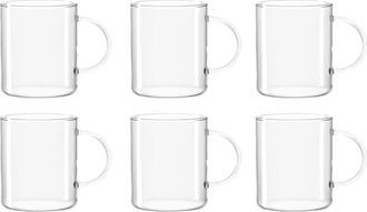 Leonardo Novo Teeglas, 6-er Set, 570 ml, Höhe 10,3 cm, hitzebeständiges Glas, 030537