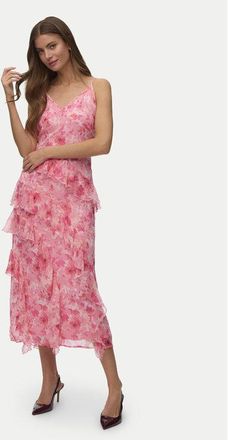 Vero Moda Abendkleid Smilla 10346307 Rosa Regular Fit