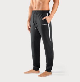 Bench Sweathose mit B&uuml;ndchen am Beinabschluss