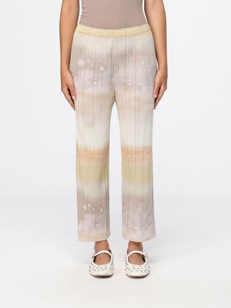 Pleats Please Issey Miyake Hose Damen Farbe Beige