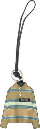 Miu Miu Rugby Shirt Keyring Charm