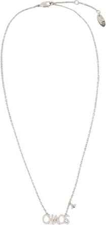 Vivienne Westwood Chaos Anh&auml;nger Halskette - - Accessories - Damen - Grau - ONE SIZE