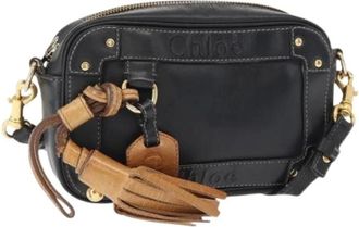 Chlo&eacute; Pre-owned Cuir sacs-ports-paule - Femme - Pre-owned - Noir - Taille: ONE Size