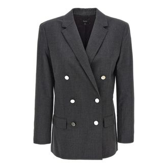 Theory Boxy Blazer - - Jackets - Damen - Grau - XL