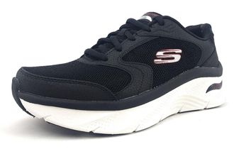 Skechers Herren 232501 BKRD Sneaker, Duraleather, Leder, Textil, Schwarz, 42 EU