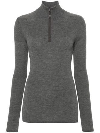Brunello Cucinelli Pullover mit Monili-Detail - Grau
