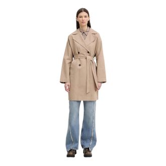 Marc O'Polo Trench Coat Regular - Femme - Manteaux - Beige - Taille: 40 FR