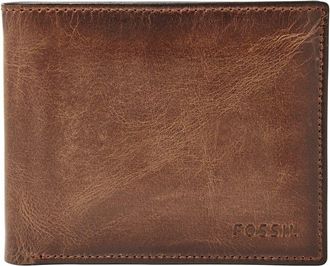 Fossil Brieftasche f&uuml;r Herren Derrick, Leder Bifold braun 11,43 cm L x 1,9 cm B x 8,89 cm H ML3771200