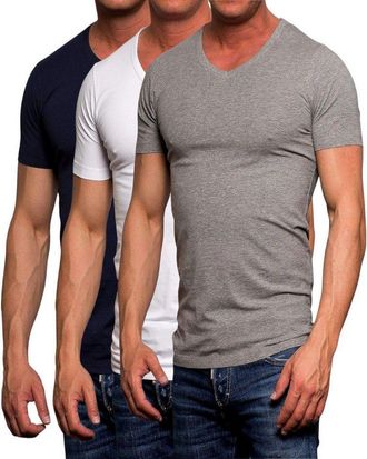 Jack & Jones T-Shirt (Spar Set, 3er-Pack) in Unifarben