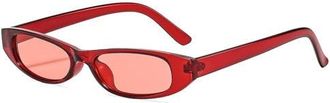 Generic Lunettes De Soleil Dext&eacute;rieur &Agrave; Petite Monture For Femmes, For Les D&eacute;placements Quotidiens, Vacances, For Hommes, D&eacute;coratives(Red)
