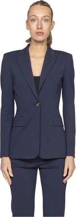 Pinko Pinko, Femme, Vestes, Bleu, Taille: 40 FR New Signum Jacket